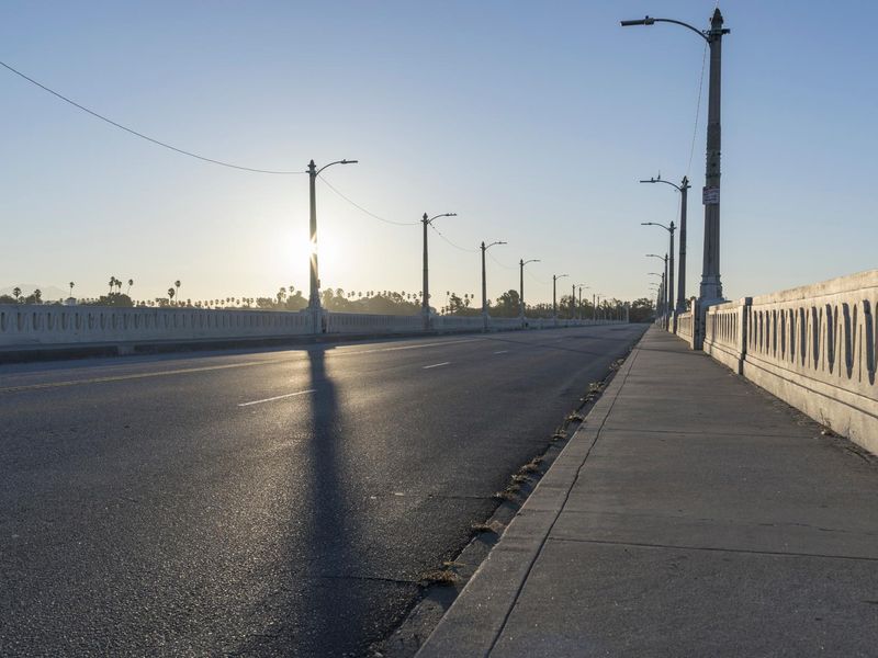 California City Streets: Empty Highway HDRi Maps and Backplates