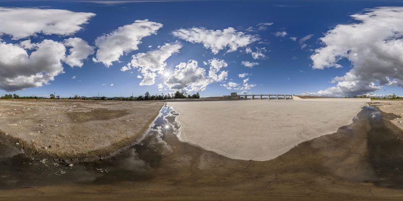 California Coastal Landscape: A Panoramic View of Rocks and Sand HDRi ...