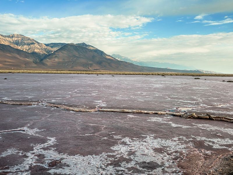 California Day: Clouds Over a Salt Lake HDRi Maps and Backplates