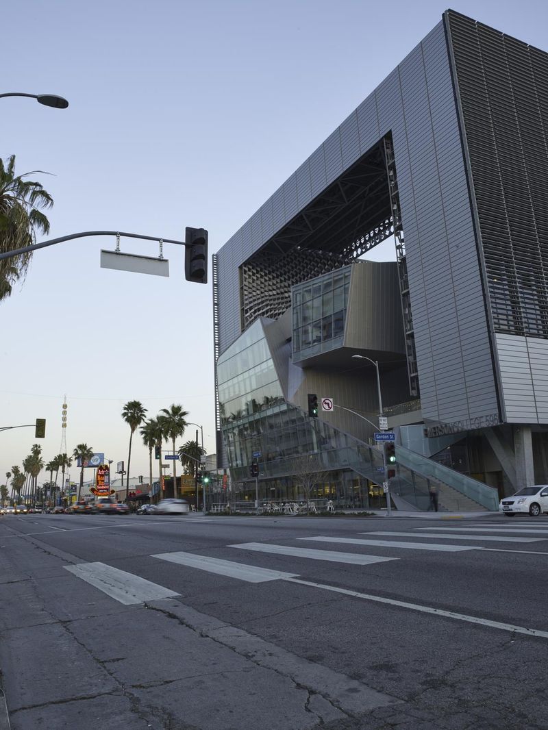 California Downtown Aerial View with Street Lights HDRi Maps and Backplates