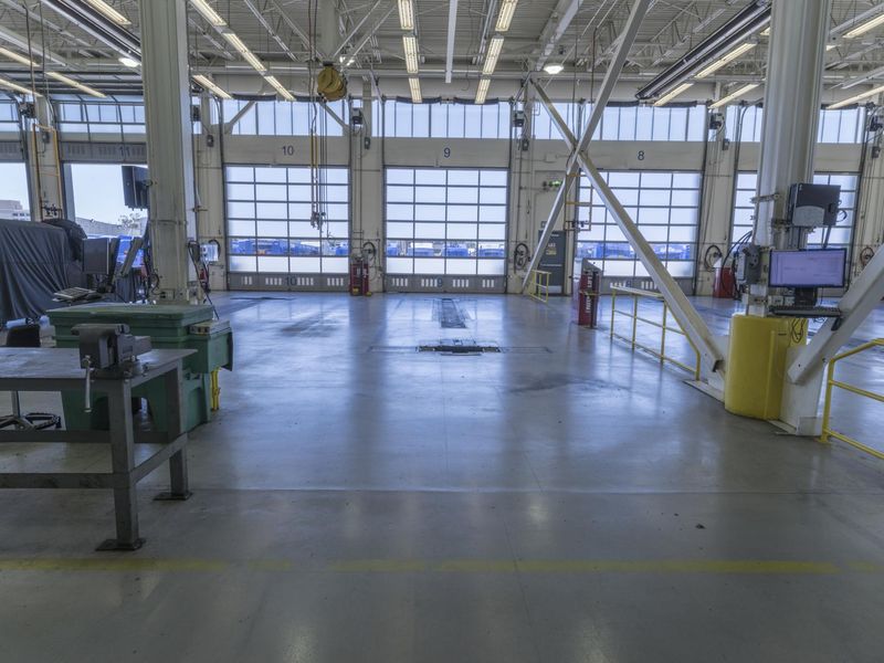 California Factory Interior: A Hall of Innovation HDRi Maps and Backplates