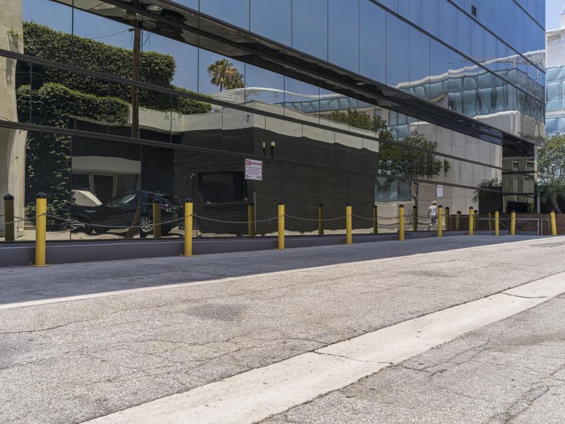 California's Glass Facade: A Unique Urban Design HDRi Maps and Backplates