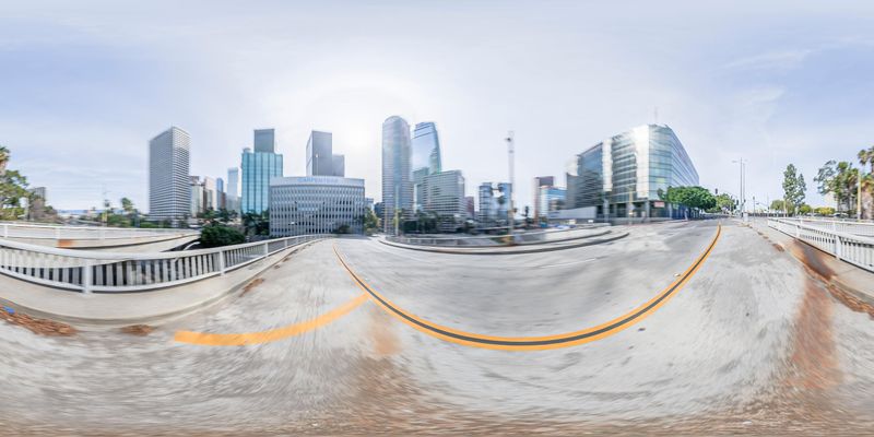 California Metropolis: High-Rise Buildings in the City HDRi Maps and ...