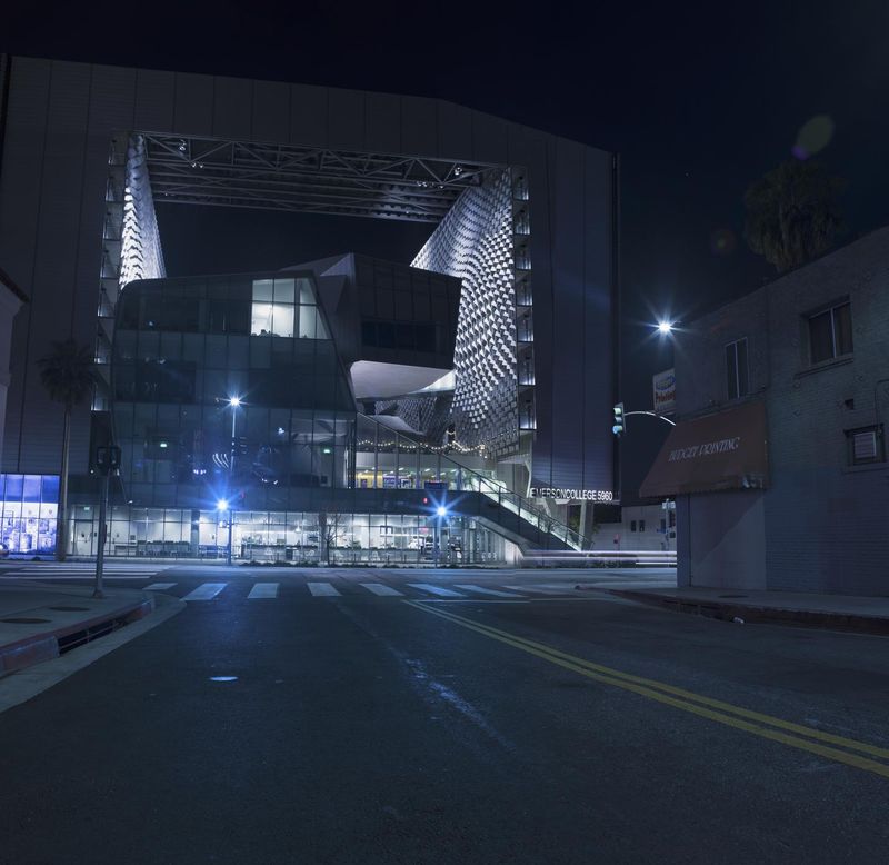 California Metropolis Urban Midnight HDRi Maps and Backplates