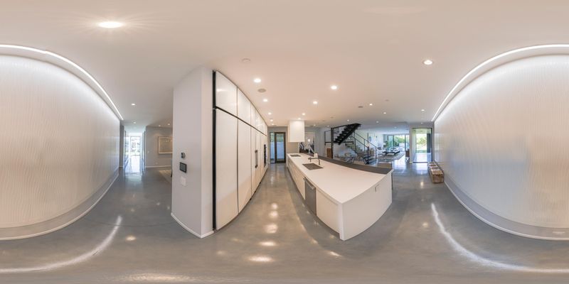 California Modern Architecture: A Home Interior HDRi Maps and Backplates