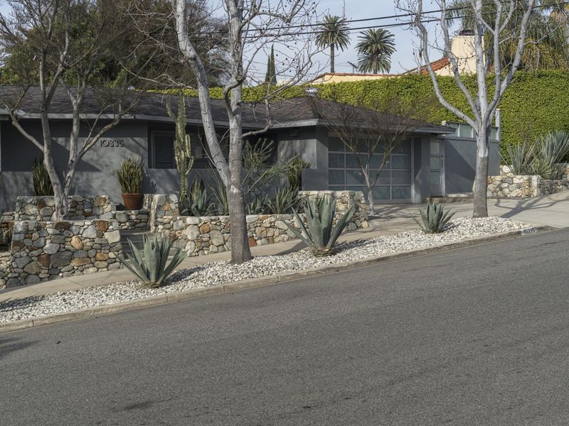 California Modern Architecture Road Landscape - HDRi Maps and Backplates