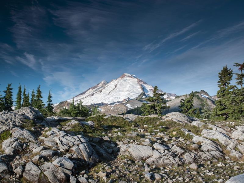 California Mountain Landscape HDRi Maps and Backplates
