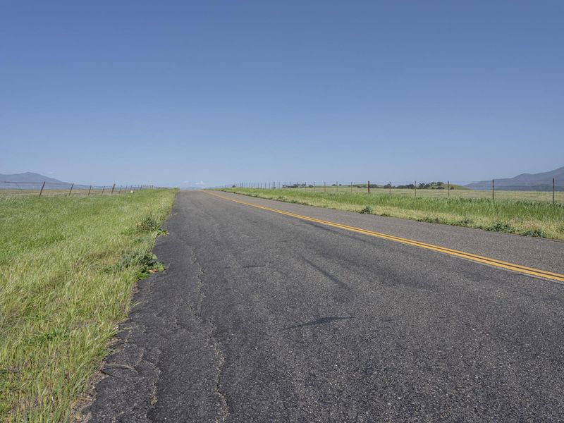 California Rural Road Through Lush Green Fields HDRi Maps and Backplates