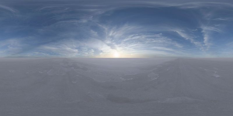 California and Texas Sunrise: Sky Filled with Clouds HDRi Maps and ...