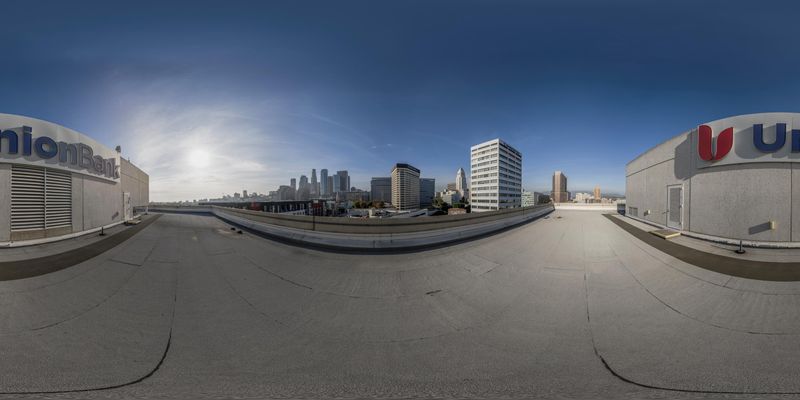 California Urban Design: High-Rise Buildings and Stunning Views HDRi ...