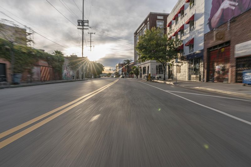 California Urban Design: Streets Lined with Asphalt HDRi Maps and ...