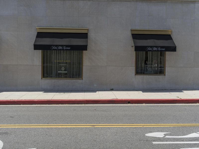 Urban Office Building in California with Stylish Storefront HDRi Maps ...