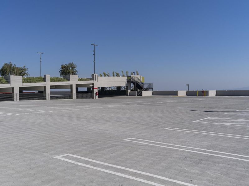 California Urban Street Parking Lot Design HDRi Maps and Backplates