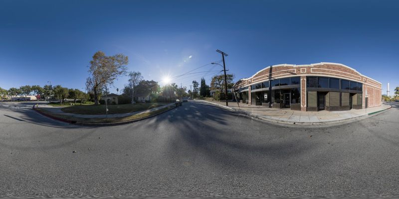 California, USA: City Street Intersection in Los Angeles HDRi Maps and ...