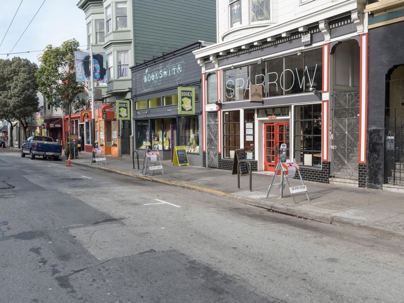 California, USA: City Streets Lined with Cafes and Storefronts HDRi ...