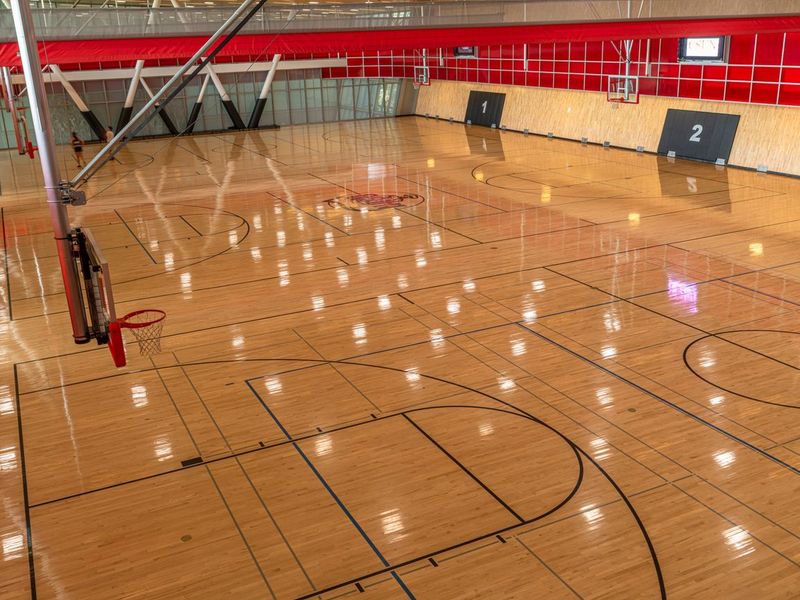 Top-Down View of a Basketball Court in California, USA HDRi Maps and ...
