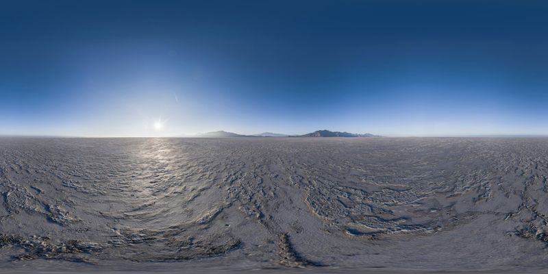 Calm Arctic Landscape: Snowy Mountains and Ice Shelf HDRi Maps and ...