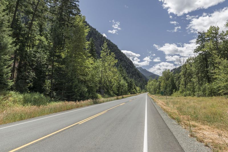 Canada Forest Mountain Road Nature HDRi Maps and Backplates