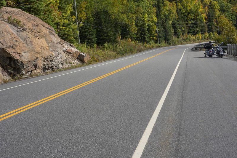 Canadian Asphalt Road in Ontario HDRi Maps and Backplates
