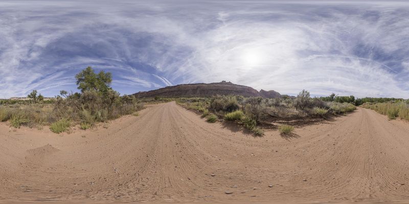 Canyonlands: Off-Road Tracks in Utah's Desert HDRi Maps and Backplates