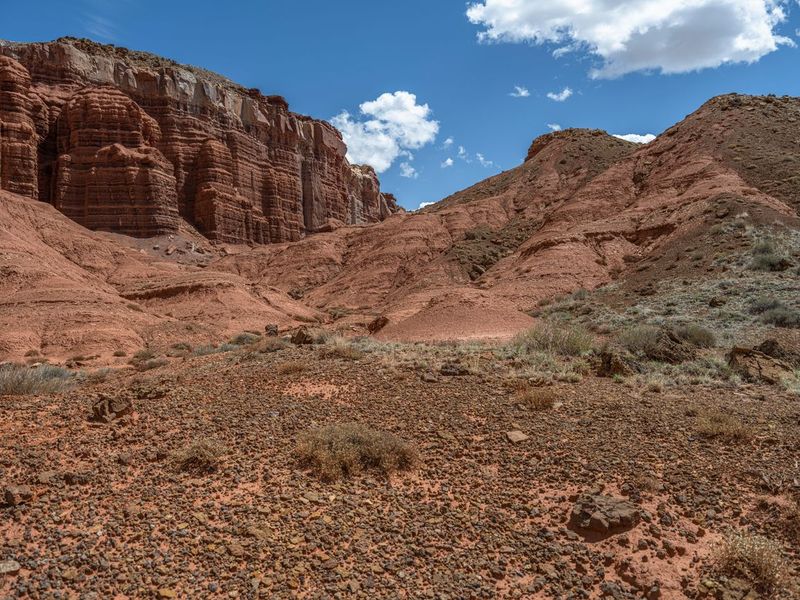Capitol Reef, USA: A Day in the Landscape with Clouds HDRi Maps and ...