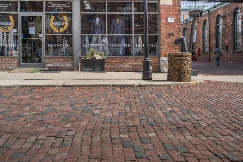 A Charming Street in Toronto: Cobblestone Walkways and Classic ...