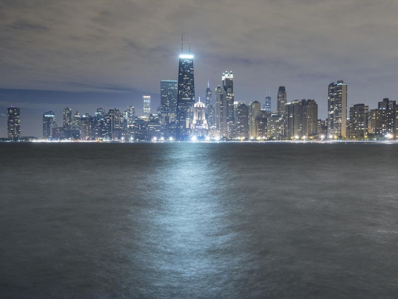 Chicago Cityscape in Illinois: A View of Skyscrapers HDRi Maps and ...