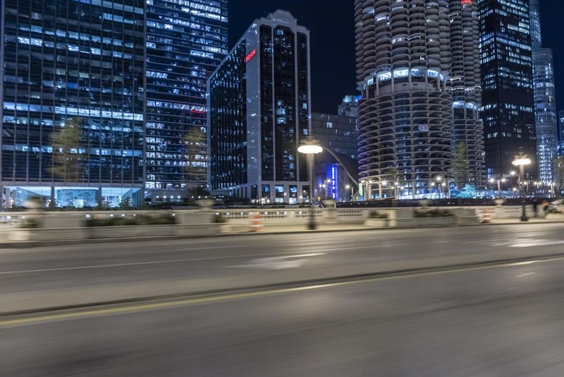 Chicago Downtown: Urban Design and Street Light HDRi Maps and Backplates