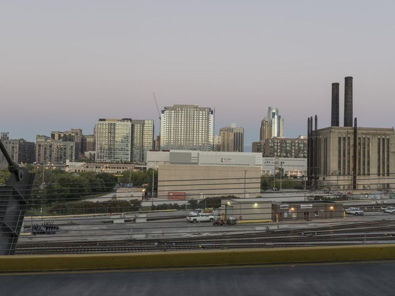 Chicago, Illinois Downtown Cityscape at Dawn HDRi Maps and Backplates