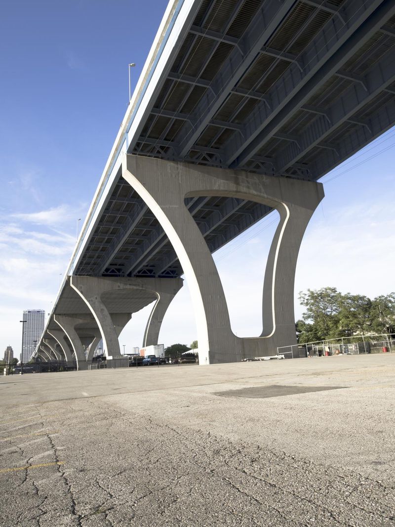 Chicago, Illinois - Urban Cityscape with Bridge HDRi Maps and Backplates