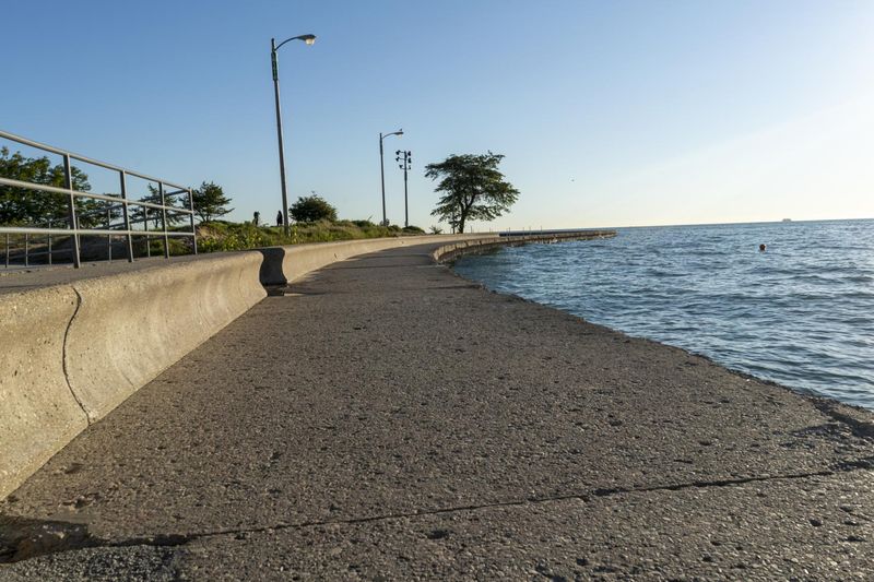 Chicago Road: A Cityscape View in Daytime HDRi Maps and Backplates