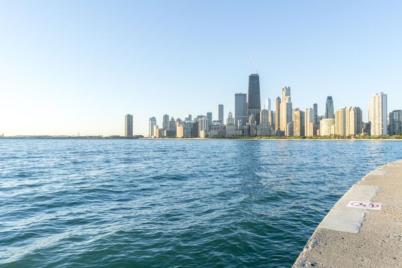 Chicago Skyscrapers: Downtown under a Clear Sky HDRi Maps and Backplates