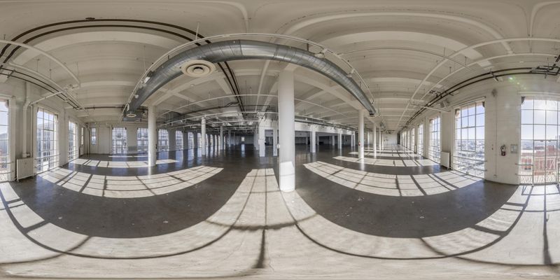 Circular Room in Los Angeles, California HDRi Maps and Backplates