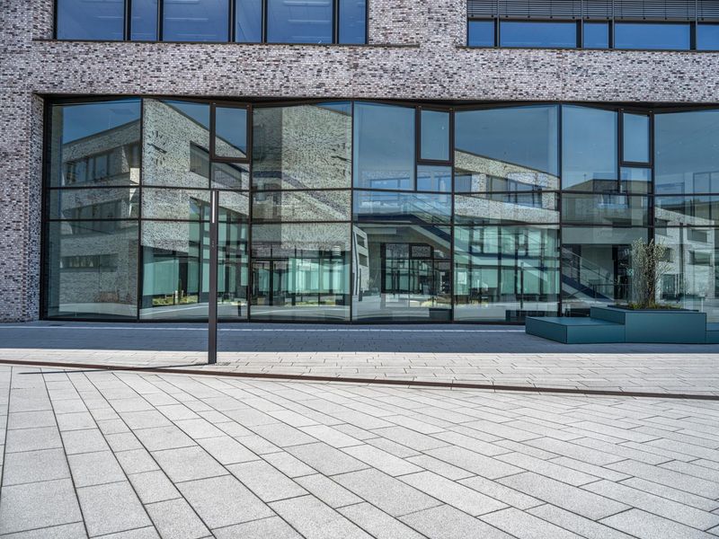 Grey Buildings: The Business District of the City HDRi Maps and Backplates