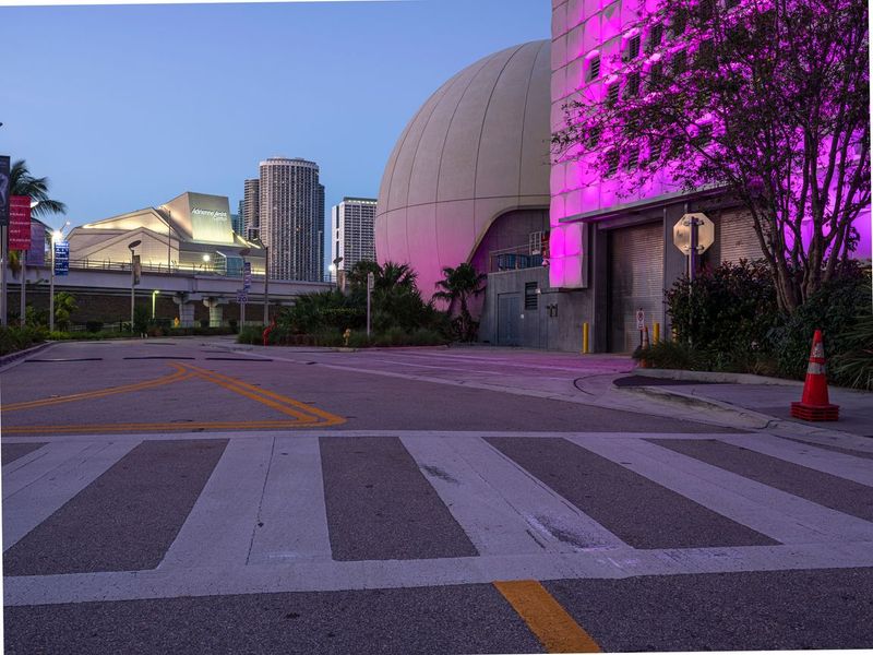 City Life in Miami: Neon Lights and Modern Architecture HDRi Maps and ...