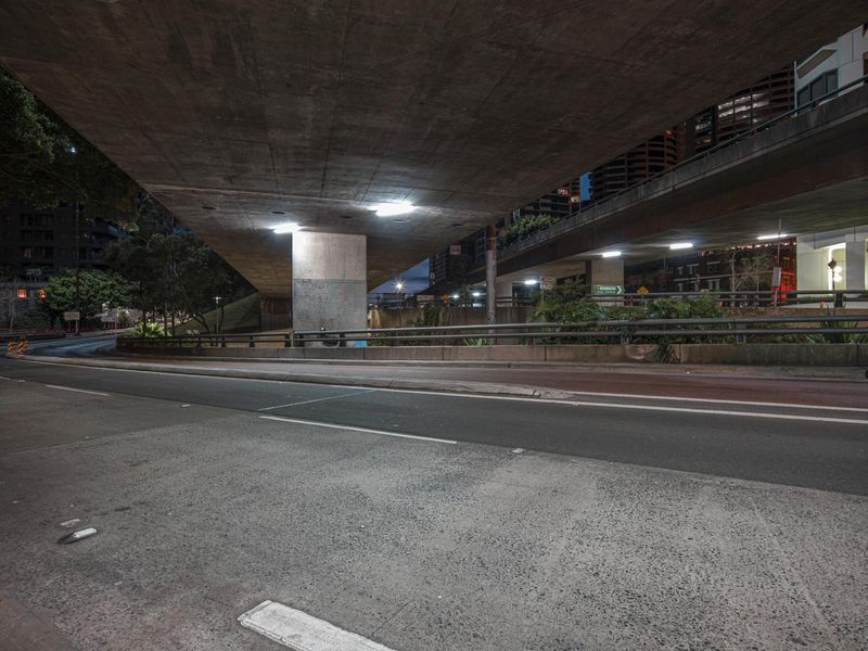 Night City View: Bridge and Underpass - HDRi Maps and Backplates