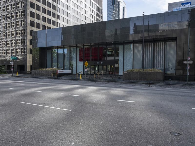 City Road Asphalt Reflection in Los Angeles HDRi Maps and Backplates
