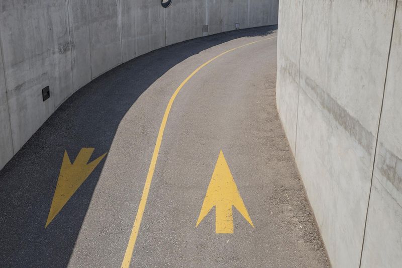 City Road with High Lanes and Asphalt HDRi Maps and Backplates