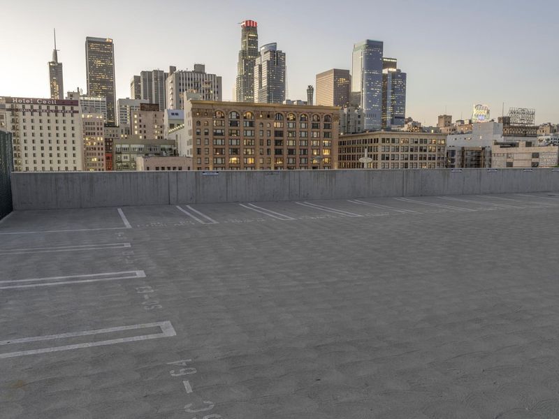 City Skyline at Dawn with Clear Sky HDRi Maps and Backplates