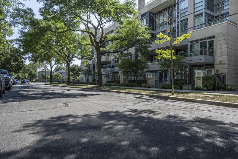 City Street with Tall Trees and Green Lawns HDRi Maps and Backplates