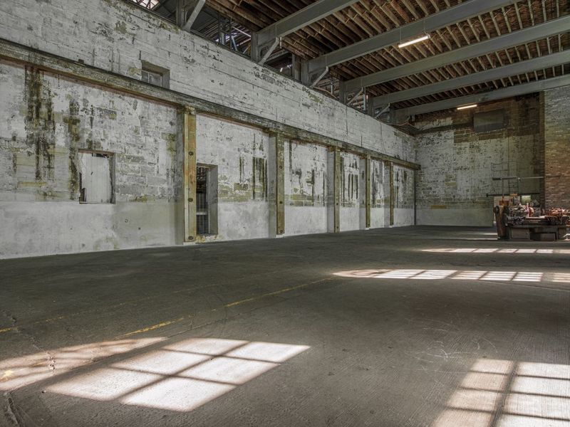 City Warehouse Hall: Light and Shadow HDRi Maps and Backplates