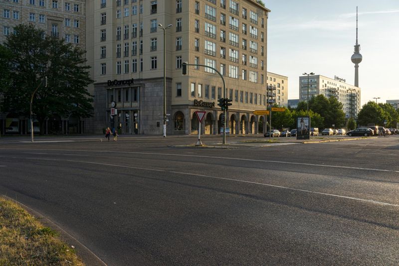 Cityscape of Berlin's Urban Streets HDRi Maps and Backplates