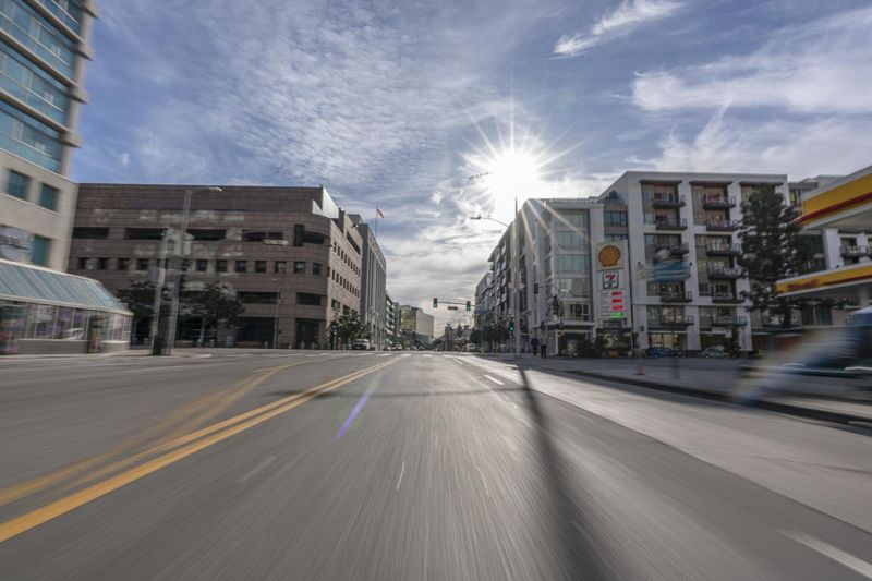 Cityscape of Los Angeles Metropolitan Area - HDRi Maps and Backplates