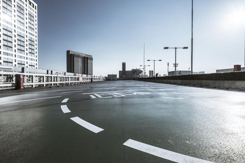 Cityscape of a Metropolitan Area with Concrete Roads HDRi Maps and ...