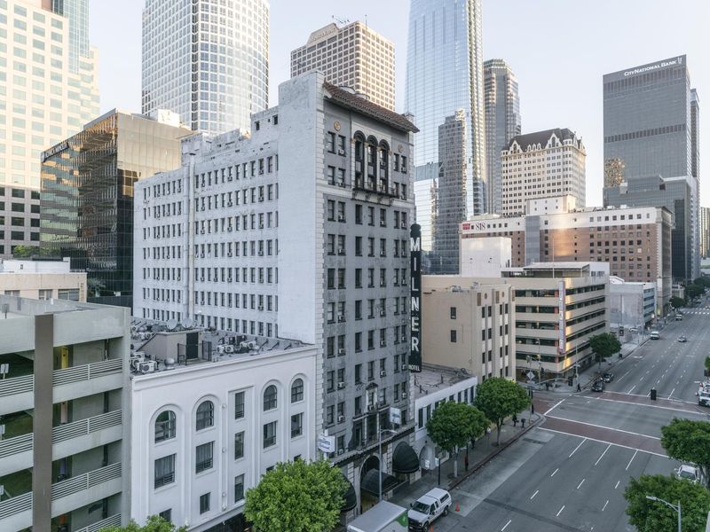 Cityscape of Skyscrapers in a Metropolis Urban HDRi Maps and Backplates
