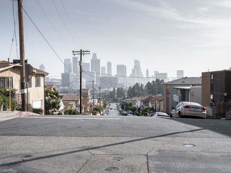 Cityscape of Suburban Los Angeles HDRi Maps and Backplates