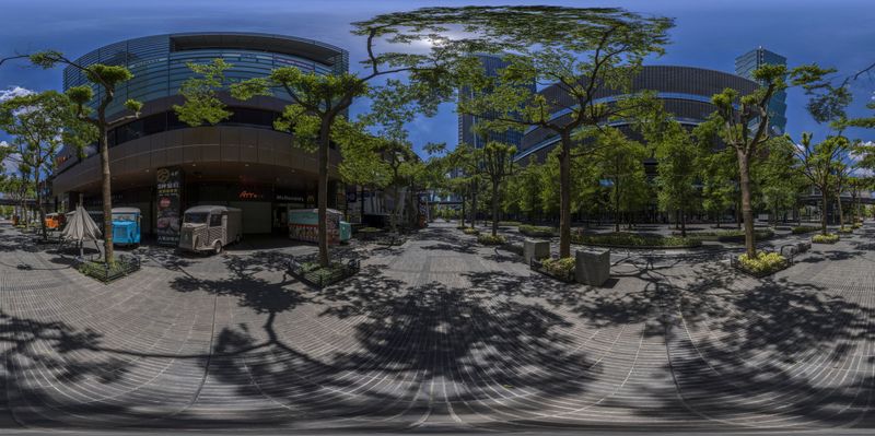 Cityscape of Taipei, Asia: Urban Design and Modern Architecture HDRi ...