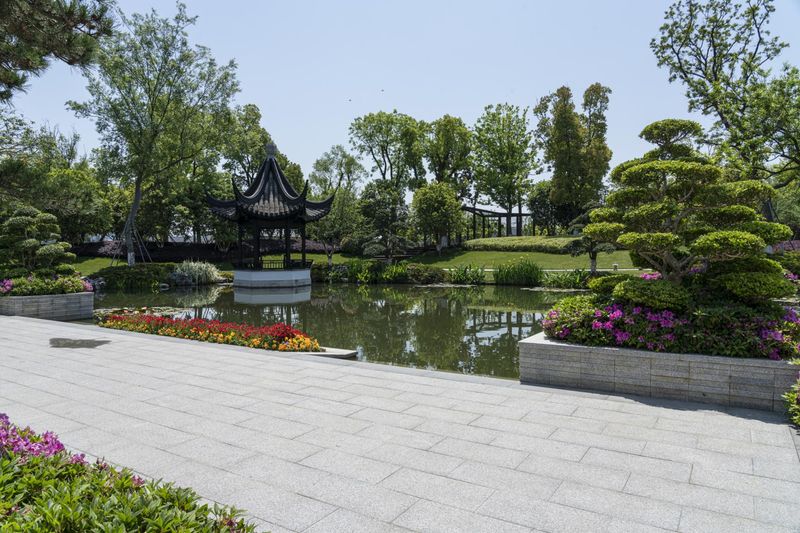 Classic Architecture in a Botanical Garden in China HDRi Maps and ...