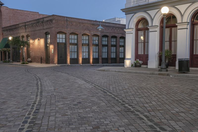 Classic Architecture at a Brick Paved Square in the City HDRi Maps and ...