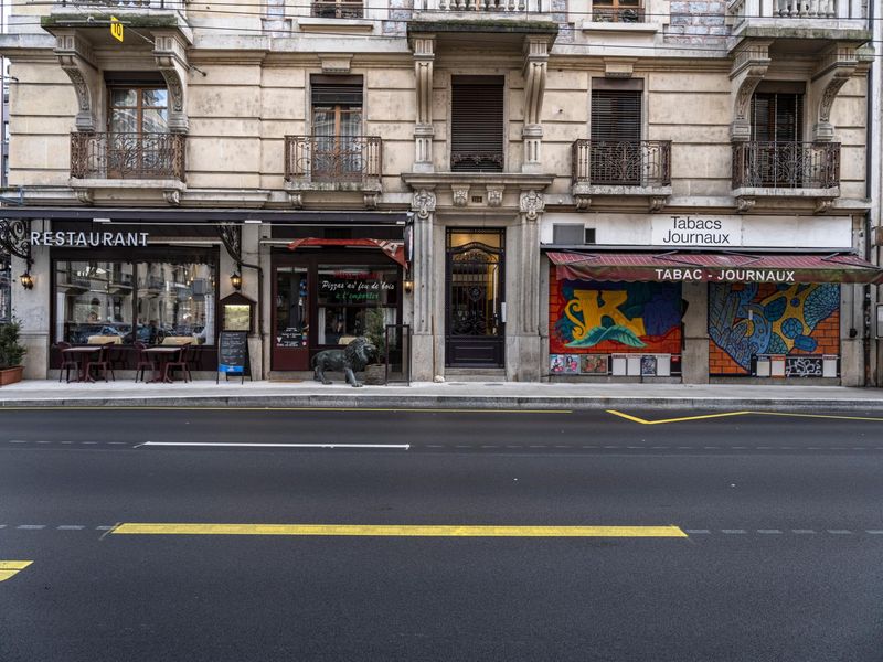 Classic Architecture in the Streets of Geneva HDRi Maps and Backplates